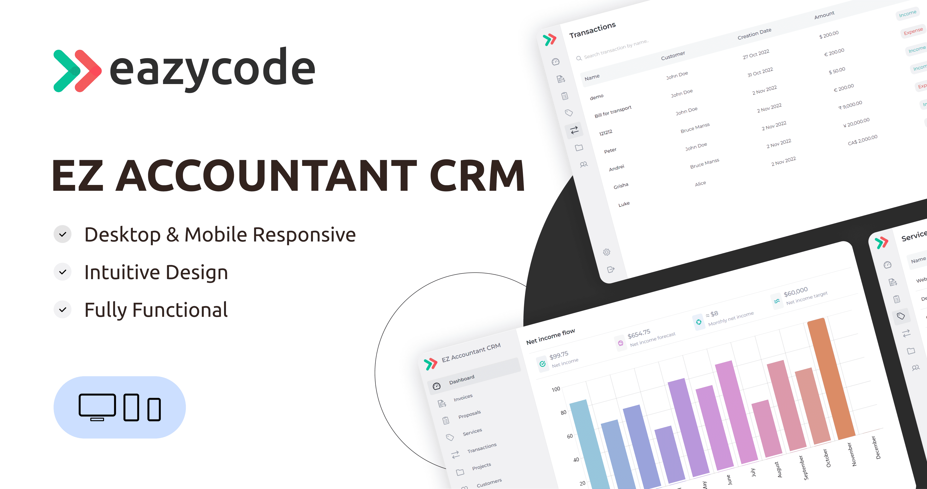 Ez Accountant CRM Template | Bubble